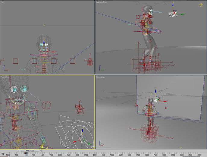 Edward Howell Designs Manga Inspired Female Android Mesh And Rigging