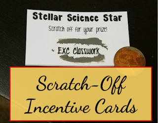 I Teach Science and...: Incentive Scratch-off Cards!!