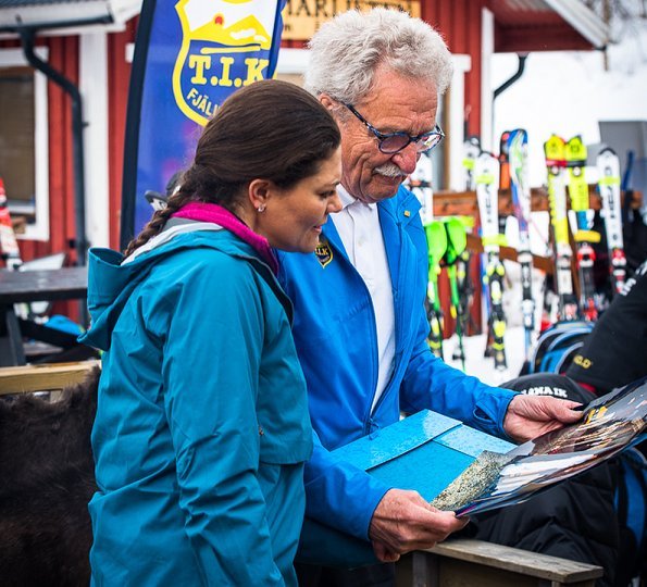 Swedish Crown Princess Victoria's hiking in Lappland
