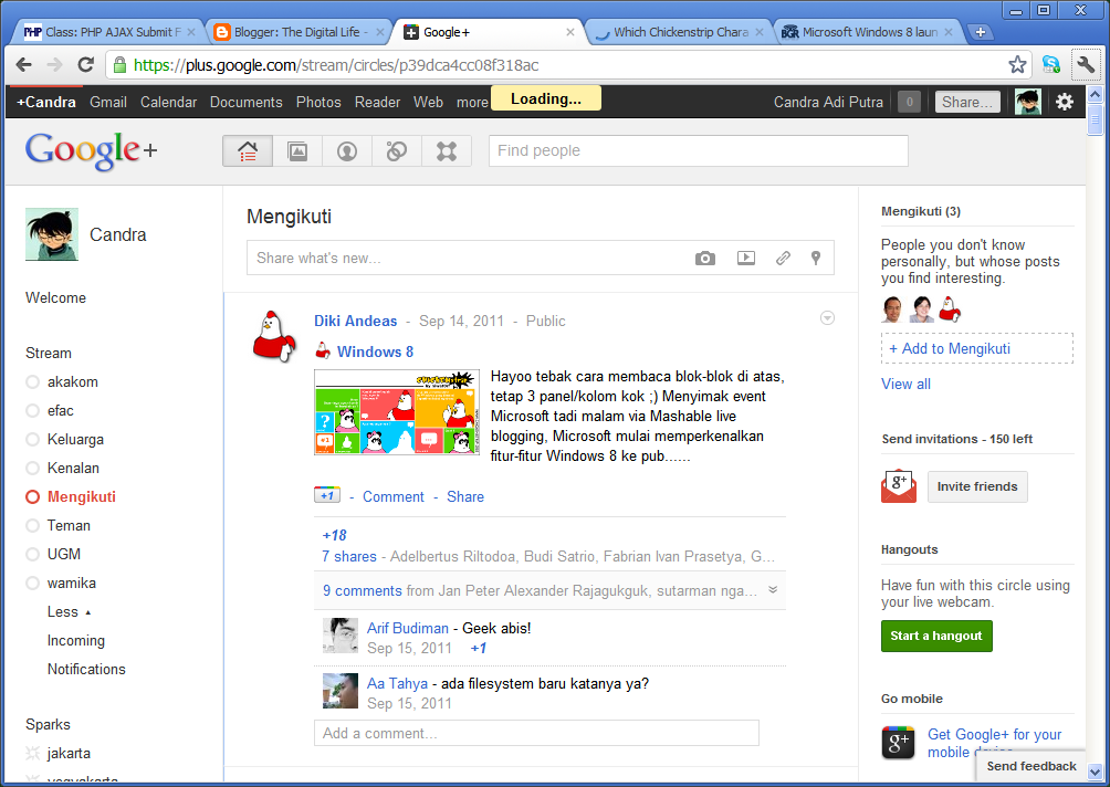 Mengenal Google+ – CandraLab Studio