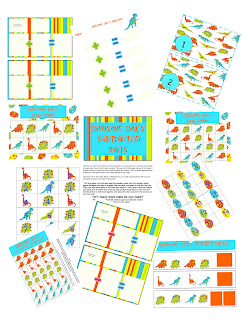 Sweet Life of Teaching: Dinosaur Math Theme Pack