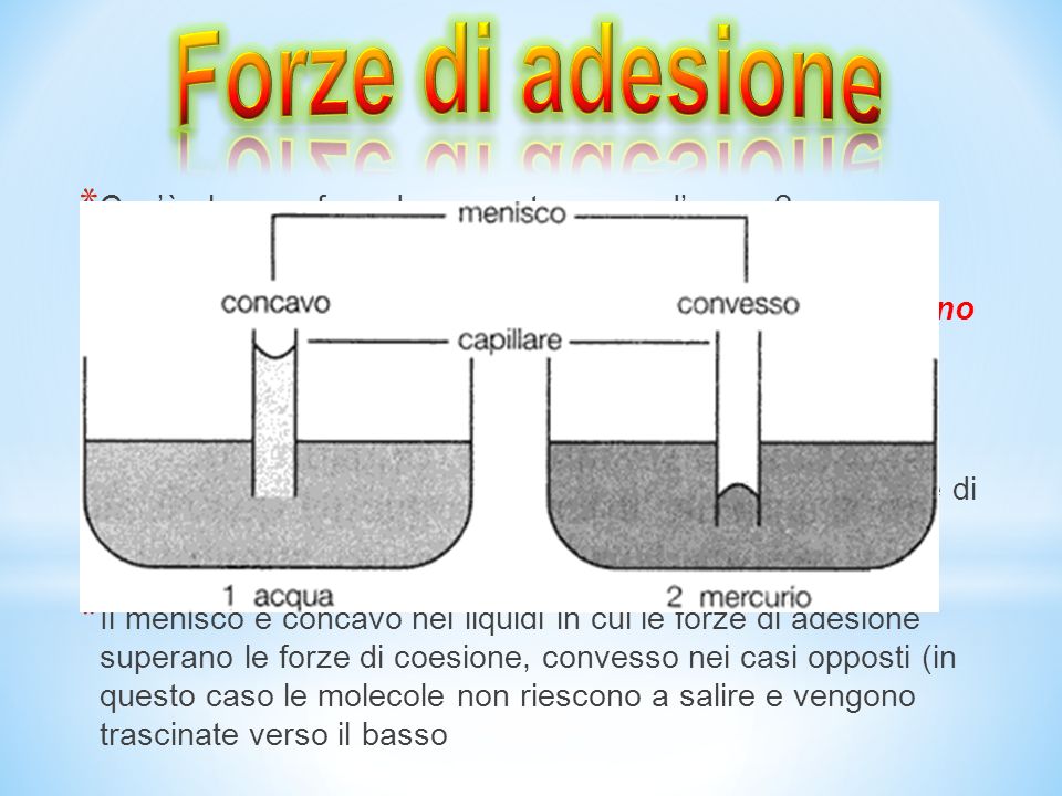 MATEMATICA, SCIENZE, EDUCAZIONE: Proprietà tipiche dei liquidi