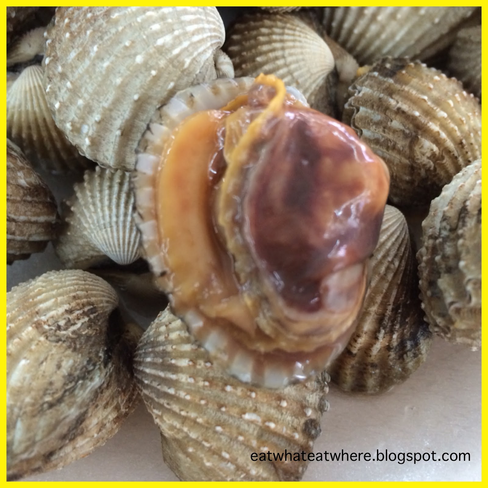 Eat what, Eat where?: Just One Food - Cockles