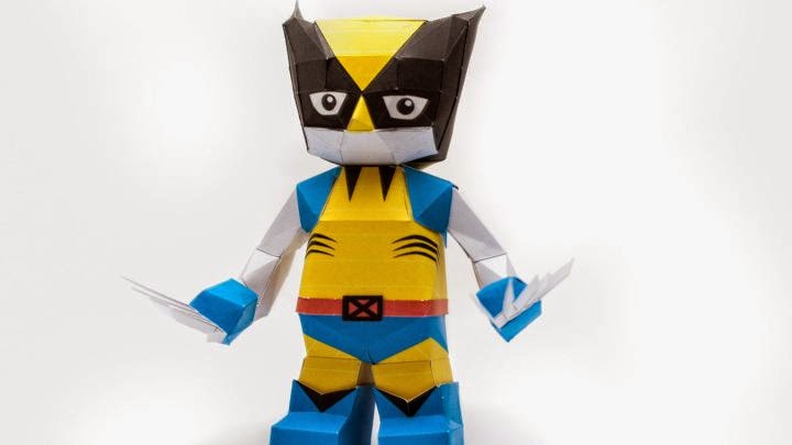 Chibi Wolverine Papercraft | Papercraft Paradise | PaperCrafts | Paper ...