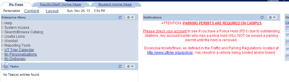 The UT Tyler Student Blog: November 2013