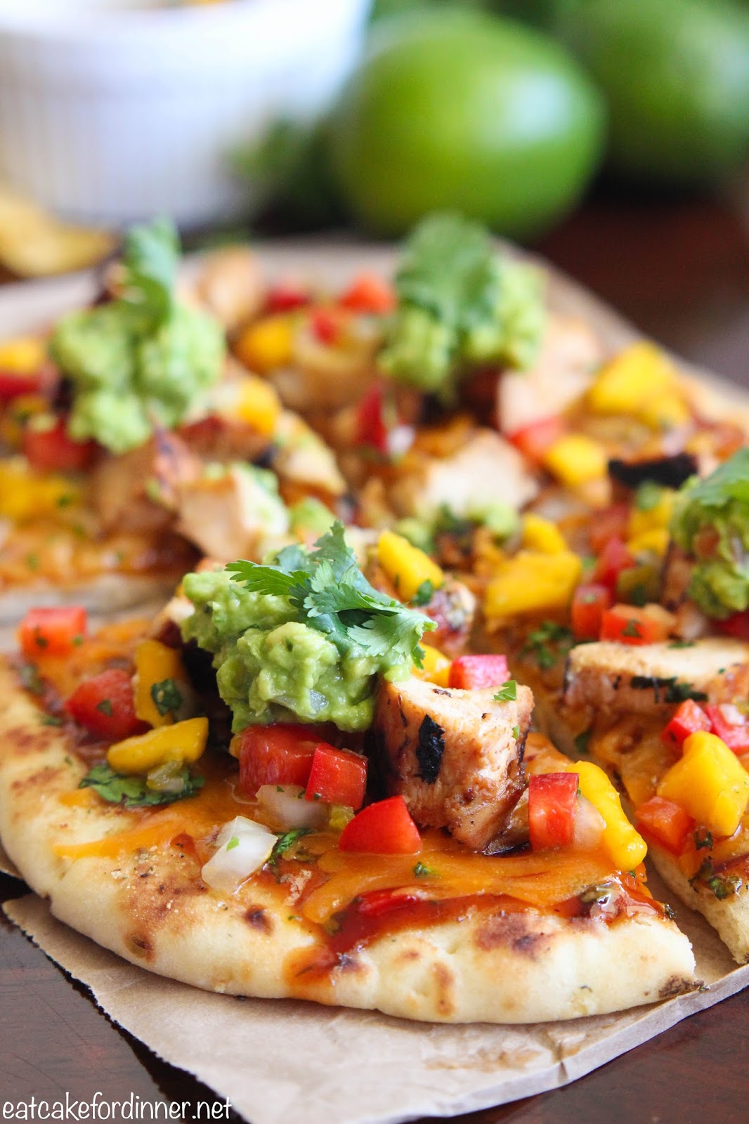 Eat Cake For Dinner: Grilled Cilantro Lime Chicken Flatbread Pizza