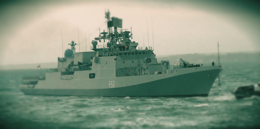 INS Tarkash Arrives In India - Livefist
