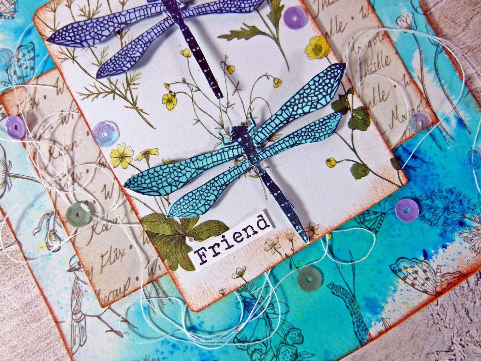 Craft Consortium Wildflower Meadow Dragonfly Greeting Card | Life in a ...