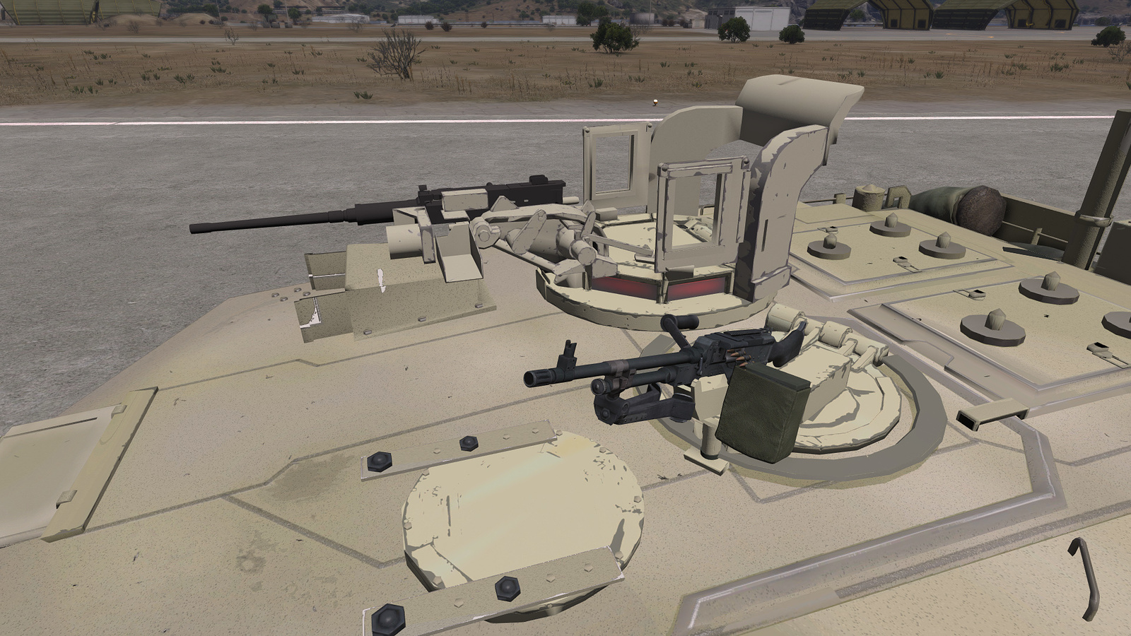 Arma 3 用内装付き戦車 MOD の M1 Abrams に SCWS を取り付け完了 | 弱者の日記^^ - Arma 3 MODとアドオン紹介