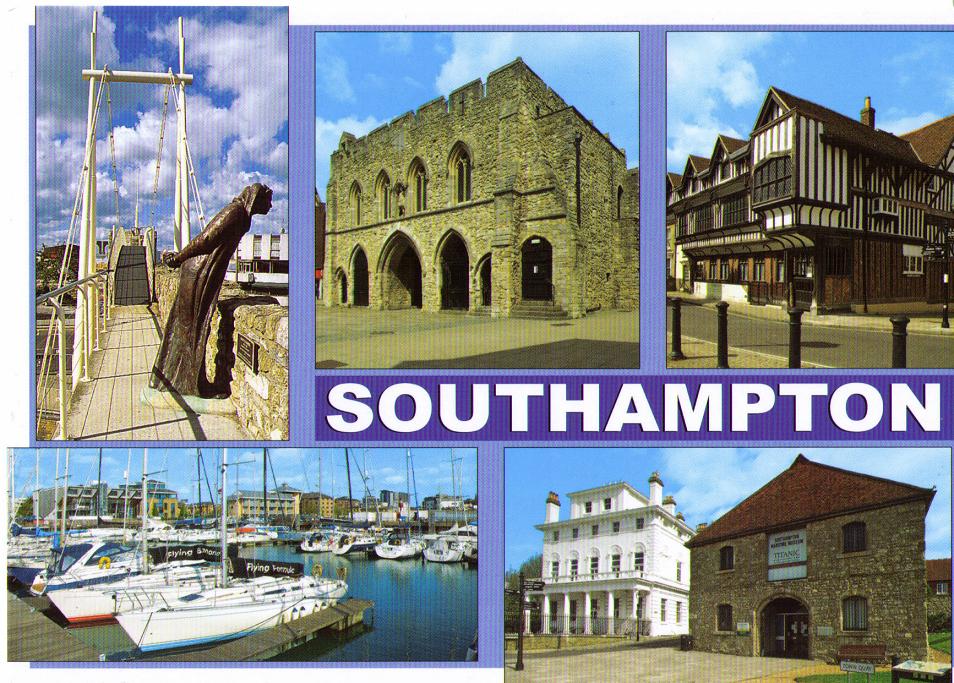 POSTCARD EXCHANGE: UNITED KINGDOM - Southampton