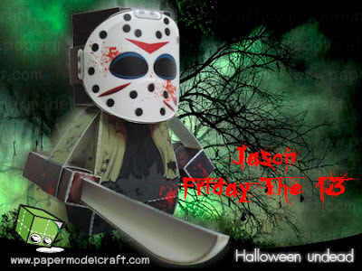 Friday the 13th - Jason Voorhees Paper Toy | Papercraft Paradise ...