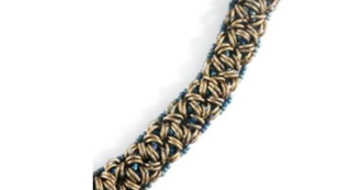 Beaded Chain Maille Bracelet Tutorial / The Beading Gem