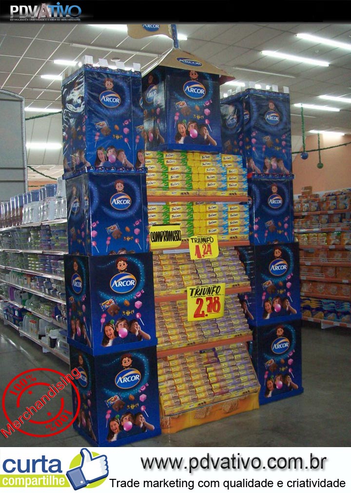 Trabalho de Merchandising Arcor ~ PDV Ativo