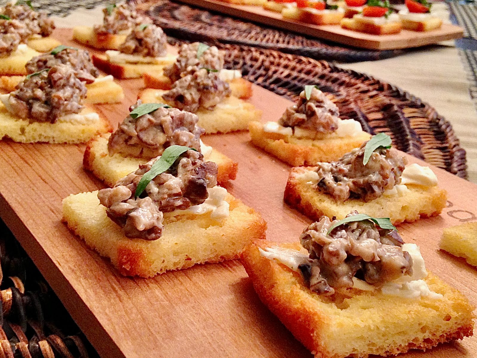 "The eyes eat first."