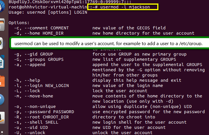 User Account Management - Linux