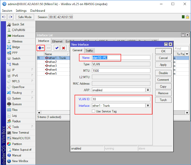Cara Trunk VLAN di Mikrotik ke Cisco Switch - Kumpulan Tutorial ...