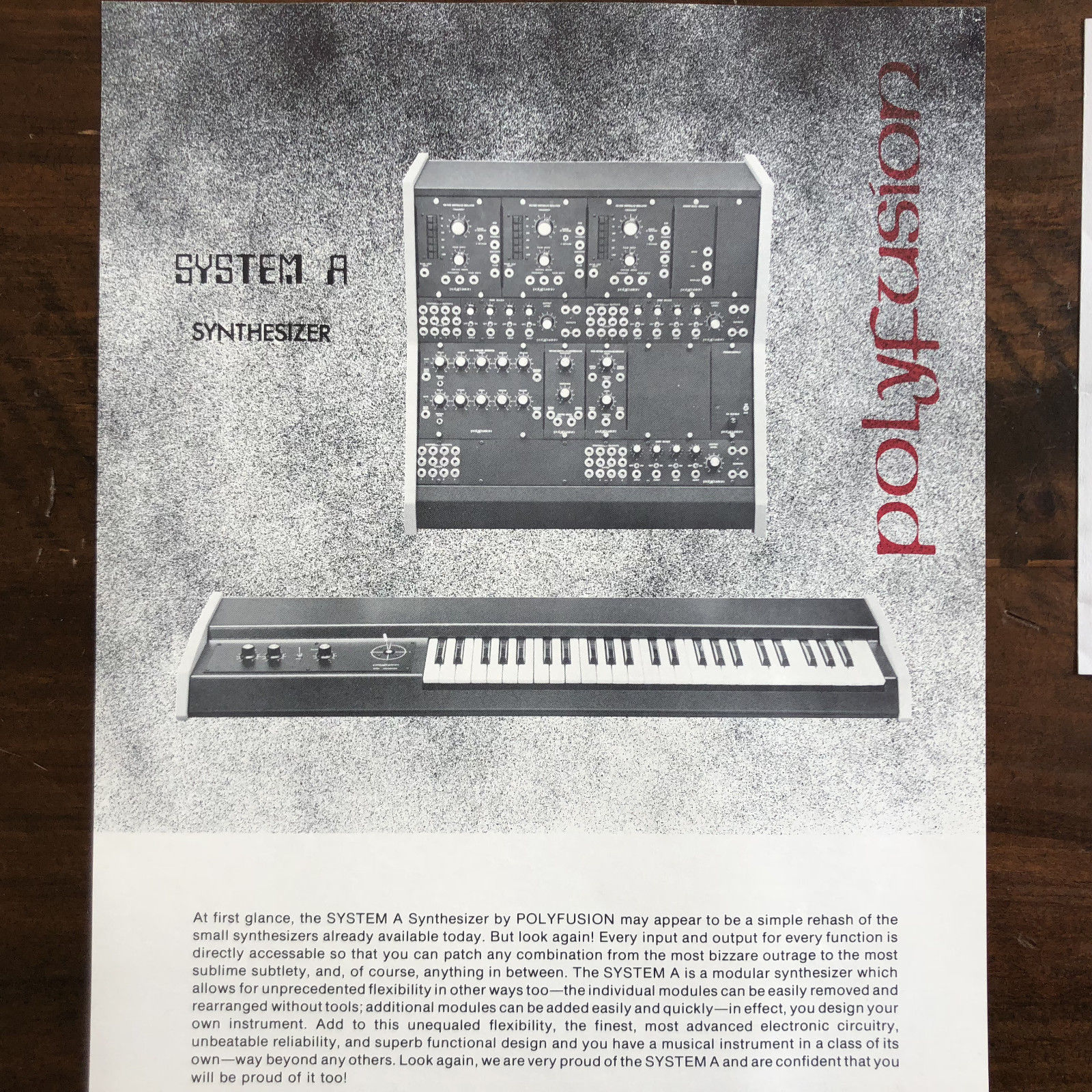 MATRIXSYNTH: Polyfusion Vintage Modular Synthesizer Brochures & Price List