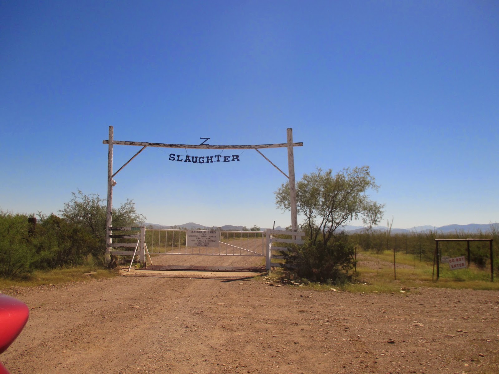 Backyard Excursions: Shut out of the Slaughter Ranch