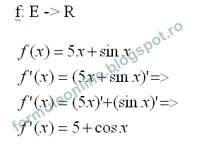 Functii derivabile exercitiu rezolvat 10 - formuleonline