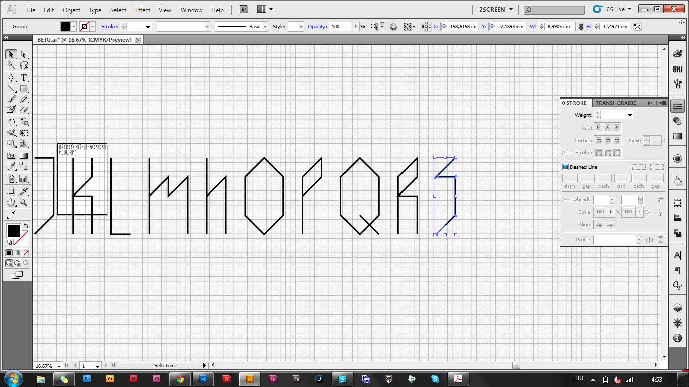 ann art: instant font