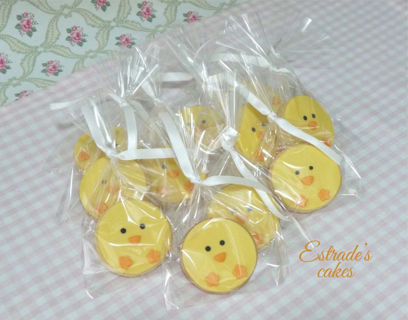 Estrade's cakes: MÁS GALLETAS INFANTILES, HOY... POLLITOS