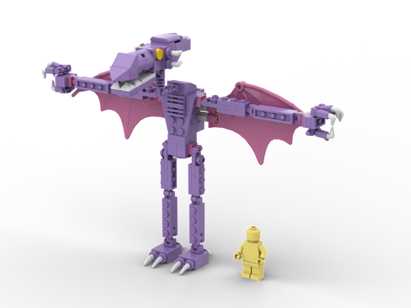 Caos Espacial: LEGO Ridley - Metroid - Super Smash Bros. Ultimate ...