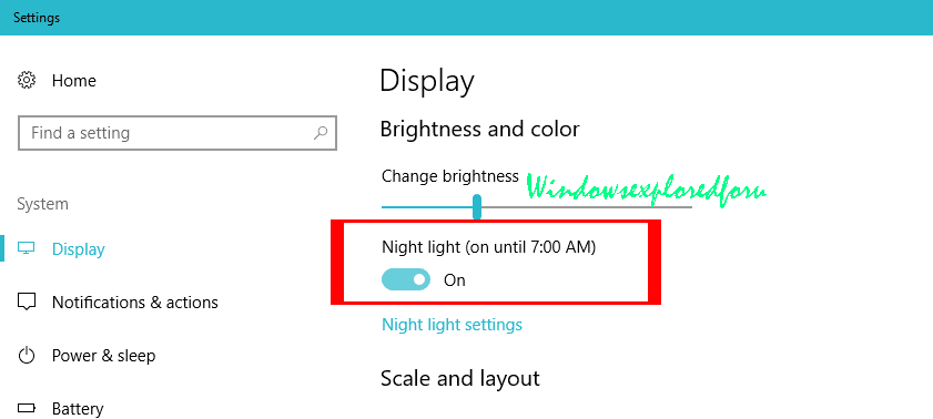 Logeshwaran.org: Night mode in Windows 10 - How to turn on or turn off ...