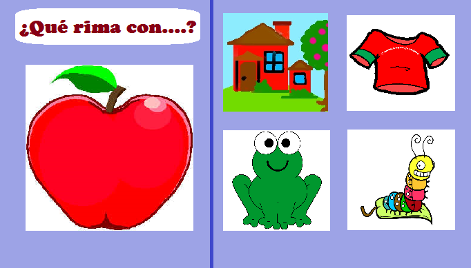 APRENDER Y DIVERTIRSE.... ¡¡TODO EN UNO!!: ¿QUÉ RIMA CON....?