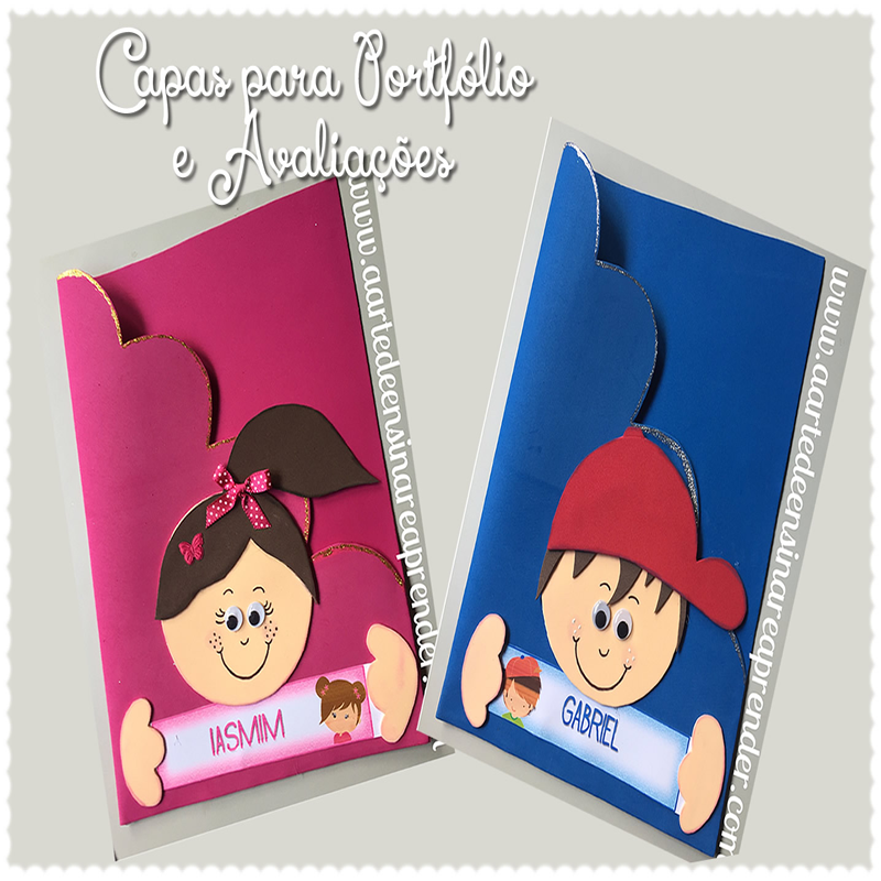 Capas para portfólio e avaliações | Capas para portfólio, Portifolio ...