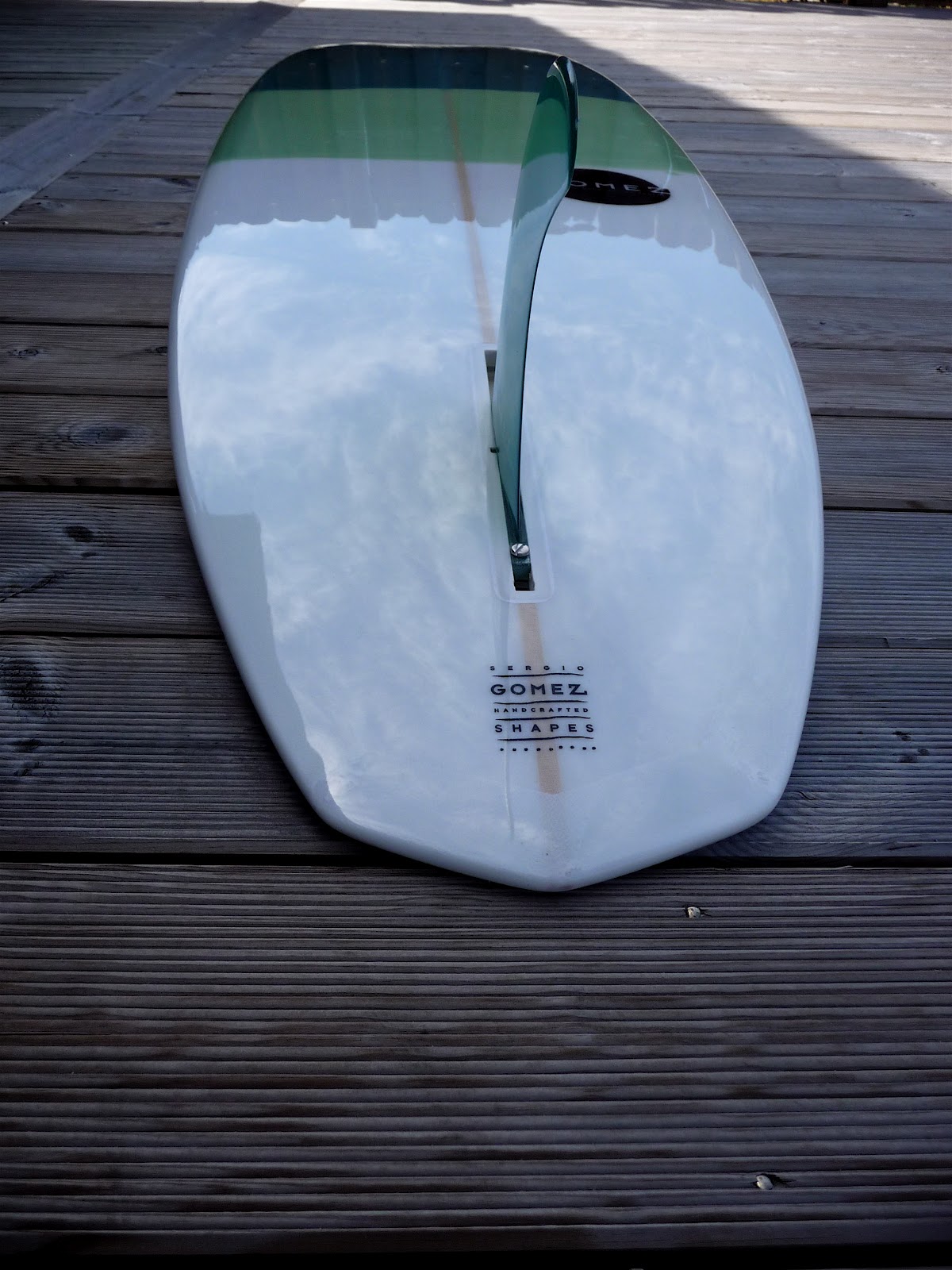 Gomez Surfboards Blog: Sabrina's diamond tail classic longboard