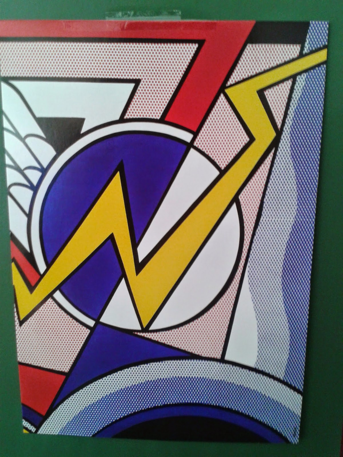 Nuestra obra de arte "Pintura con Rayo" Roy Lichtenstein | Sentir ...