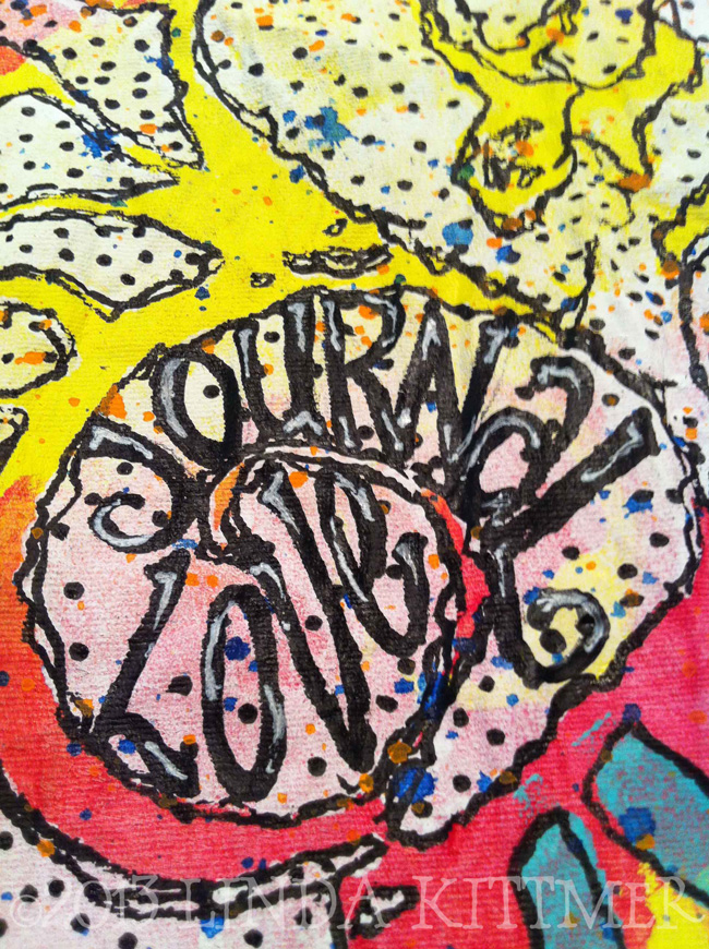 StencilGirl® Talk: Heart Swirl Love...a journal cover tutorial