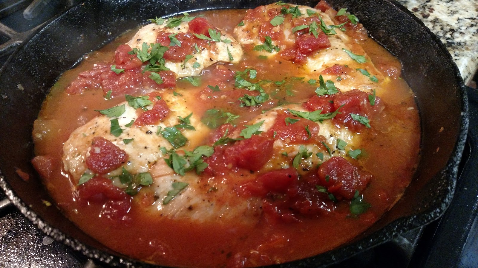 Hot Southern Mess: Chicken Pizzaiola