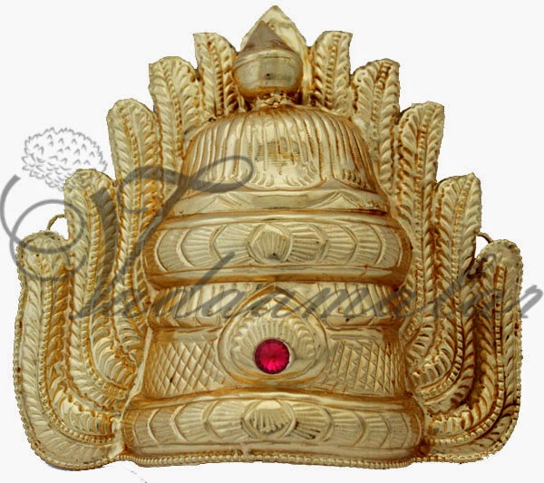 Hindu Deity Jewellery: Hindu God Vigraha Deity Crowns