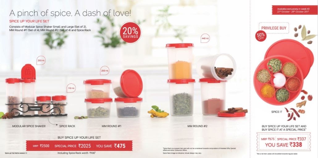 Tupperware India Flyer October 2017 - Tuppermates