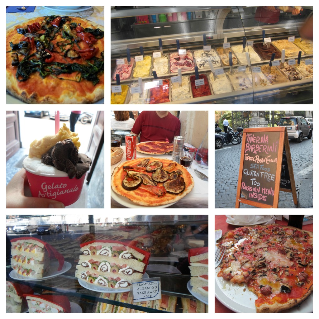 Rome Italy Food Menus