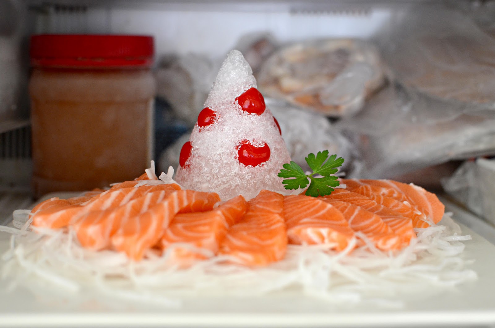 A Daily Obsession: Sashimi Ice Cone