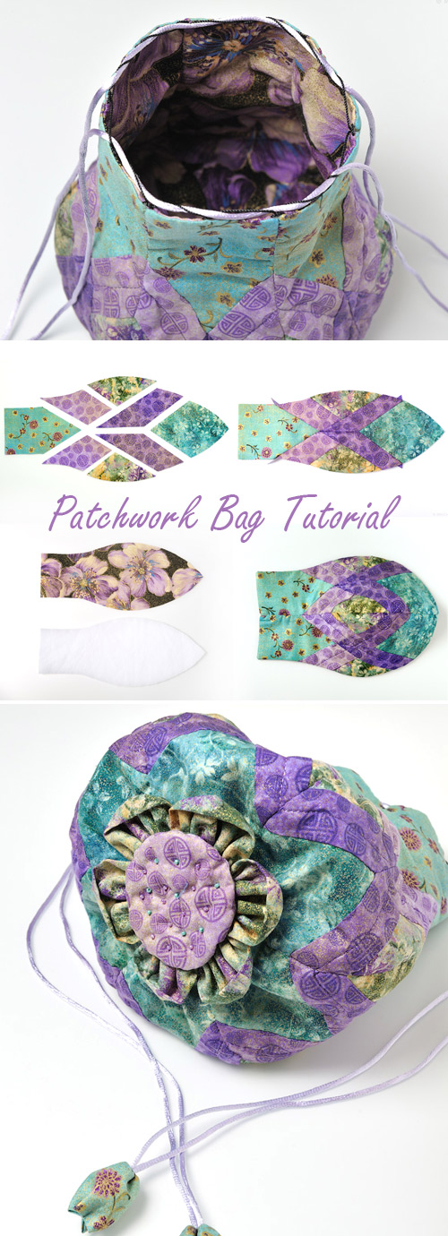 Drawstring Gift Bag Tutorial ~ DIY Tutorial Ideas!