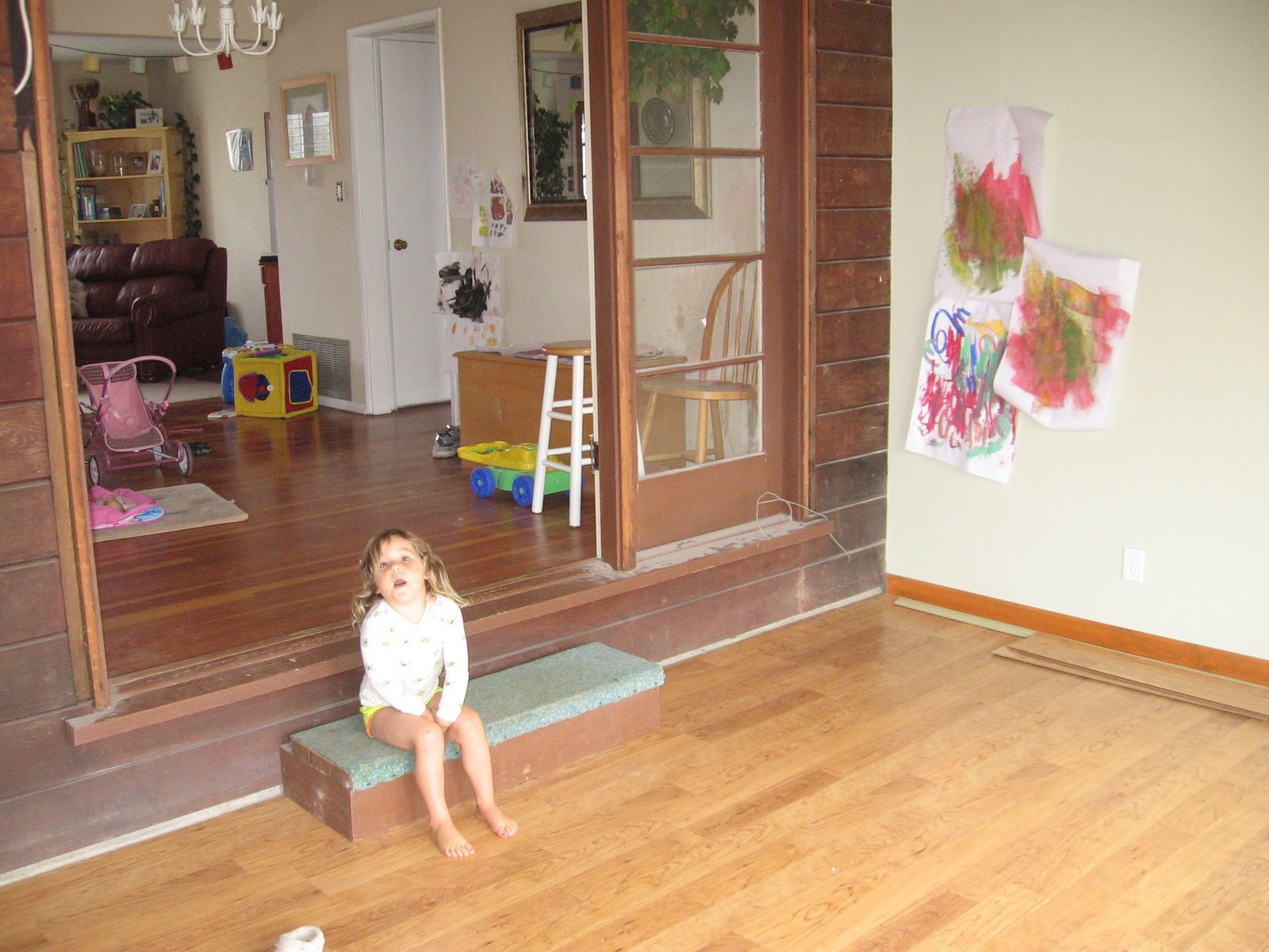 Our House: Joining the two rooms together