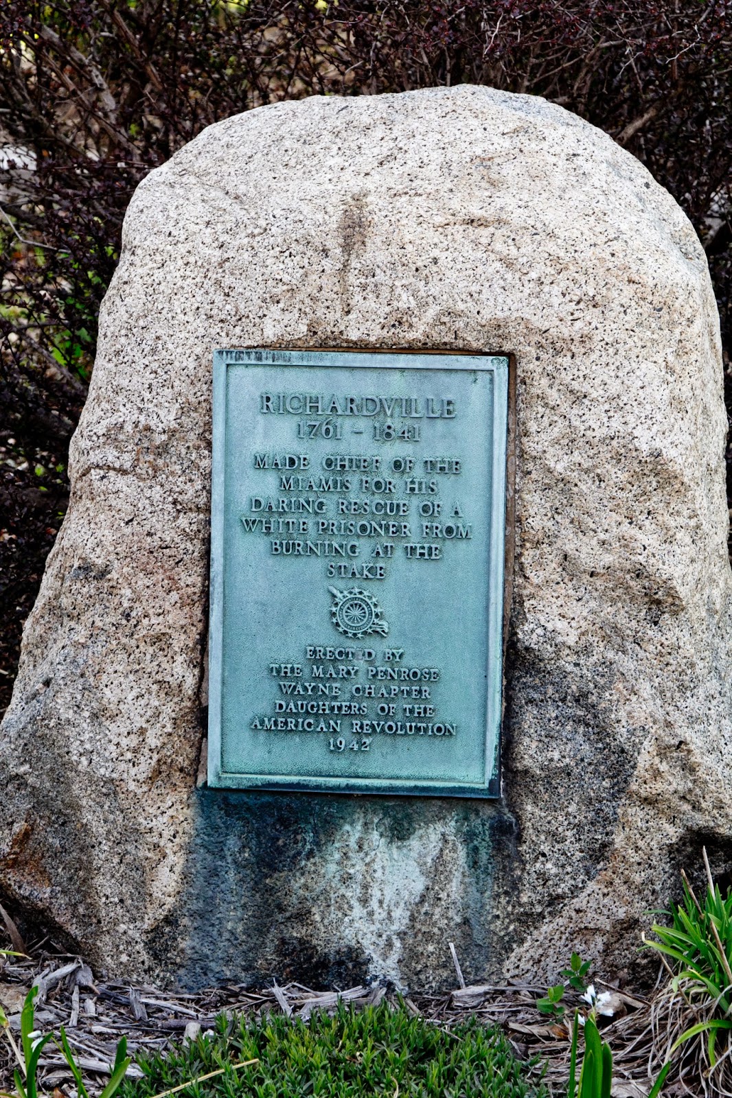 I, too, am here: Chief Richardville and a case of burning at the stake ...