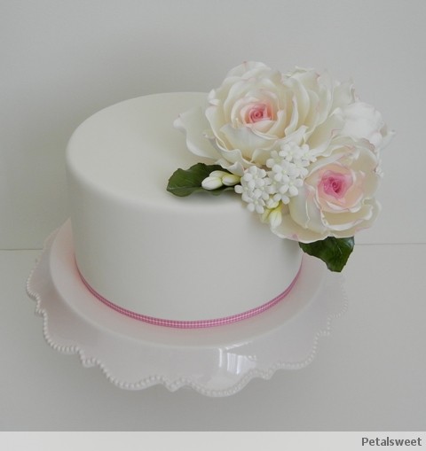 The Petalsweet Blog: The Single Tier Cake