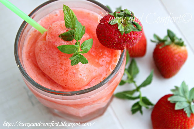 Kitchen Simmer: Strawberry Lemonade Slushy