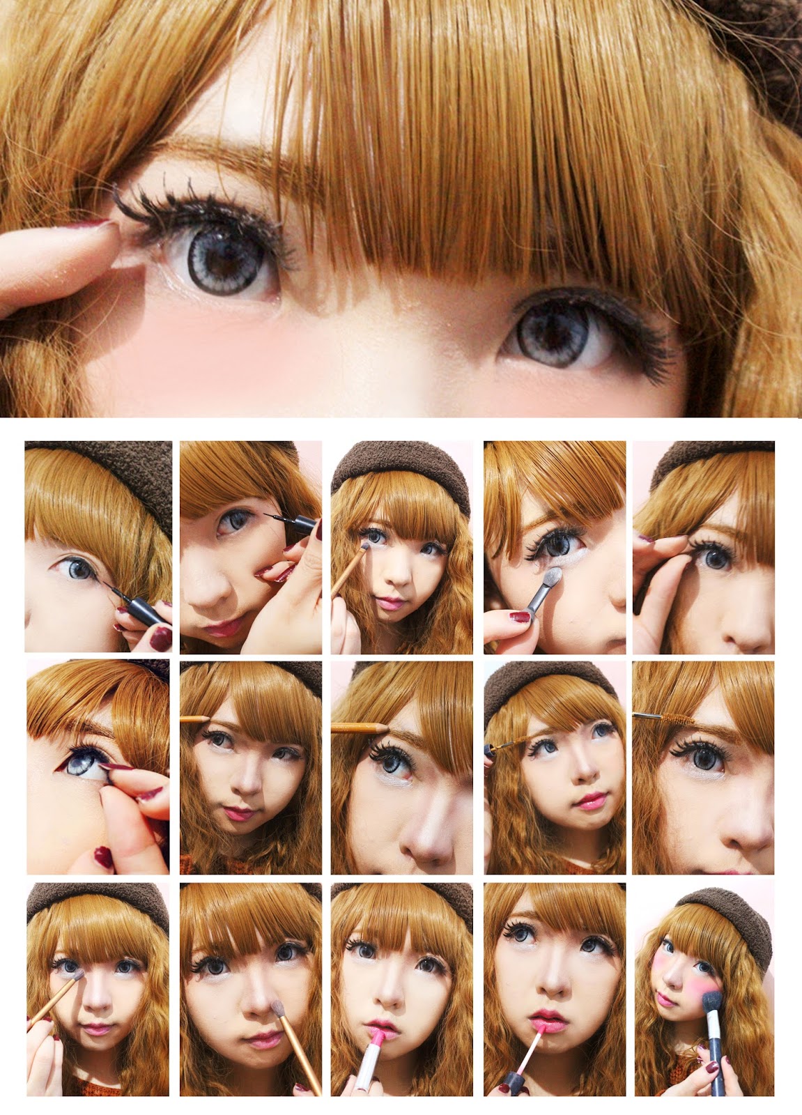 Aiyuki Aikawa Life, Beauty & Fashion: Makeup Tutorial : Igari Makeup ...