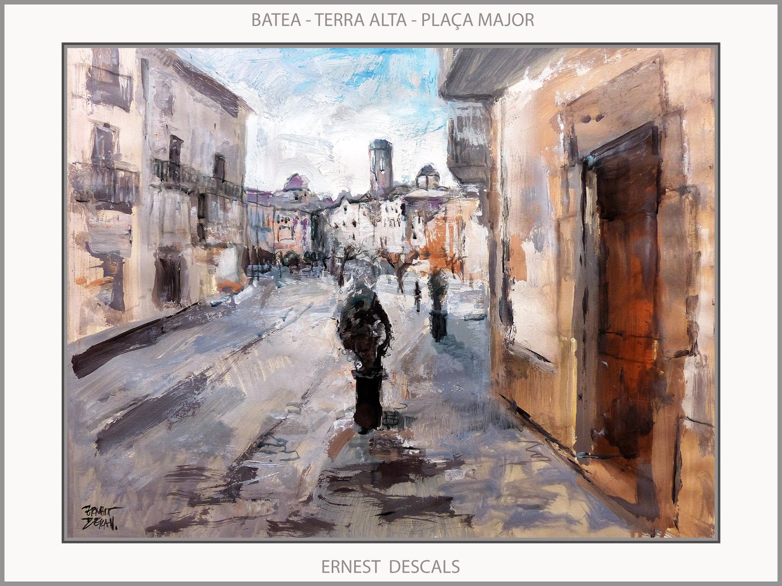 Ernest Descals.Artista Pintor: VIAJAR-TERRA ALTA-PINTURA-BATEA-PINTAR ...