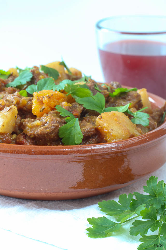 Huis, tuin en keukenvertier: Runderstoof met pompoen