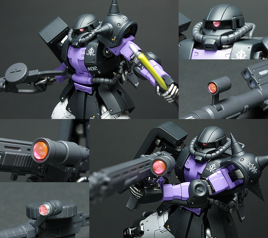 GUNDAM GUY: HG 1/144 Zaku II Black Tri-Star High Mobility Type [Gundam ...