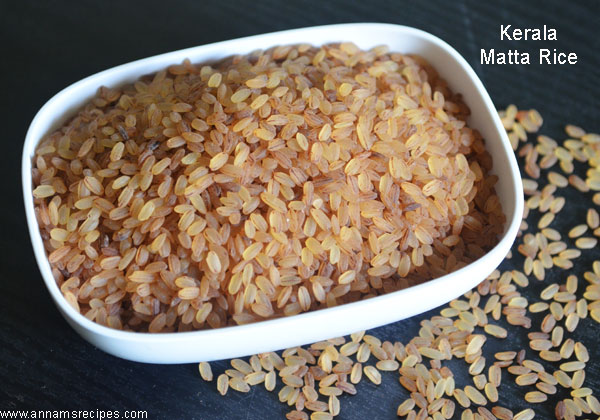 How to Cook Kerala Matta rice - Annam's Recipes