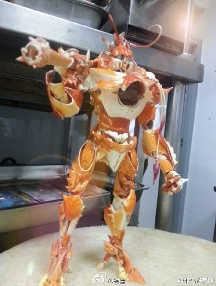 Tamerlane's Thoughts: Crab shell robot