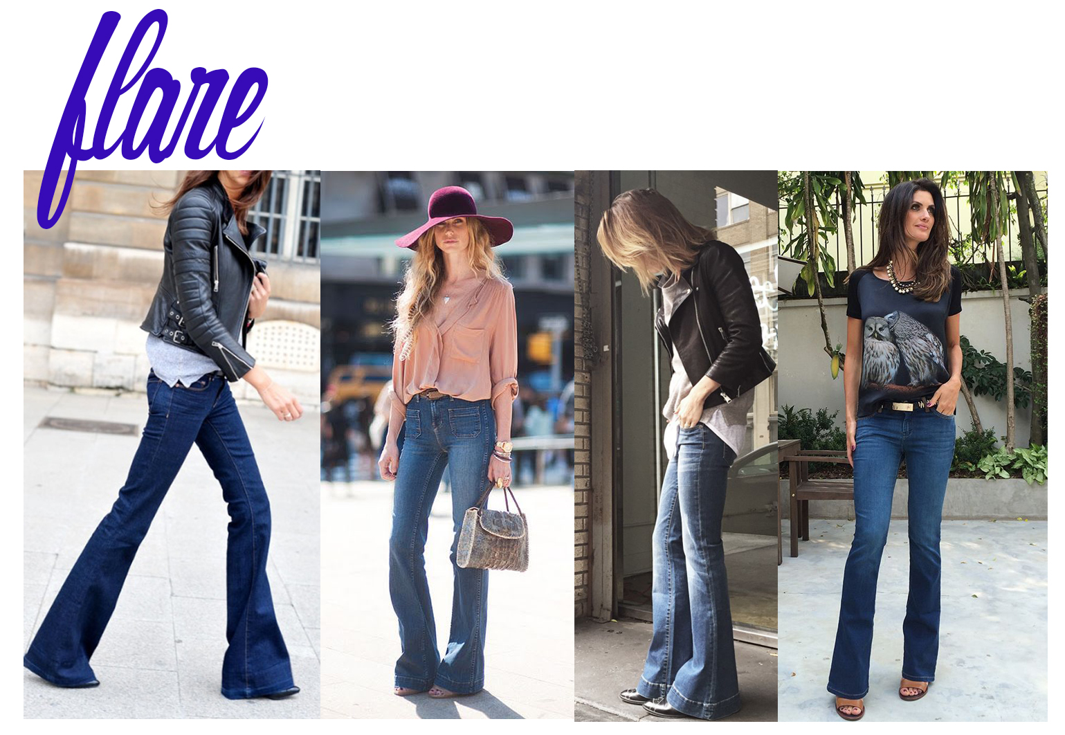 anne makeup®: mural fashion: jeans flare