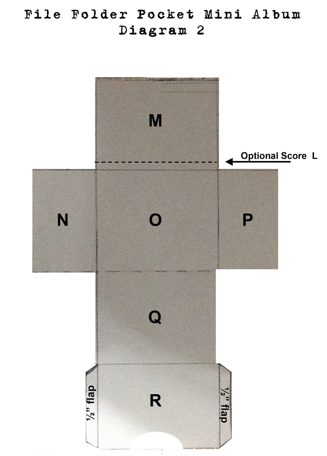 The Musical Scrapper: File Folder Pocket Mini Album